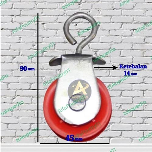 Jual PULLEY KATROL 45mm (1 7/8") ALAT ANGKUT 15Kg - Kab. Tangerang ...