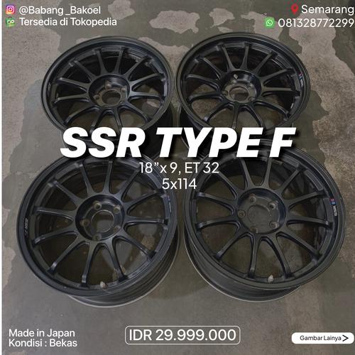 Jual SSR Type-F Ring 18 5x114 Velg Ori Original Japan Jepang JDM Racing R18 Innova Reborn Zenix ...
