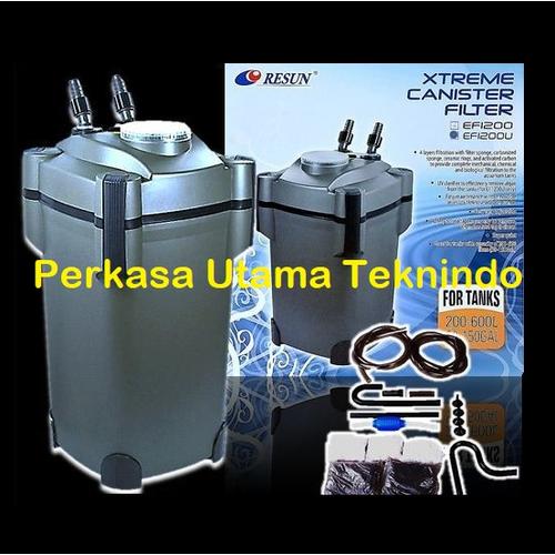 Jual RESUN EF 1200U Aquarium Xtreme External Canister Filter RESUN EF ...