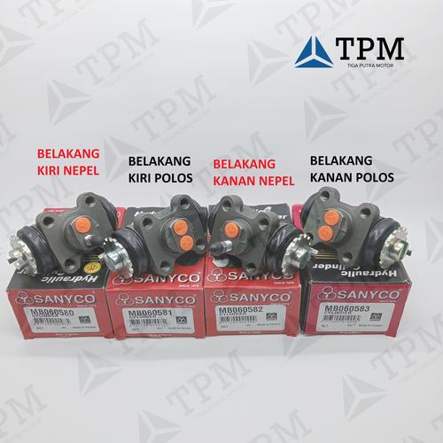 Jual WHEEL CYLINDER MASTER REM BELAKANG COLT DIESEL PS100 DOUBLE SANYCO ...