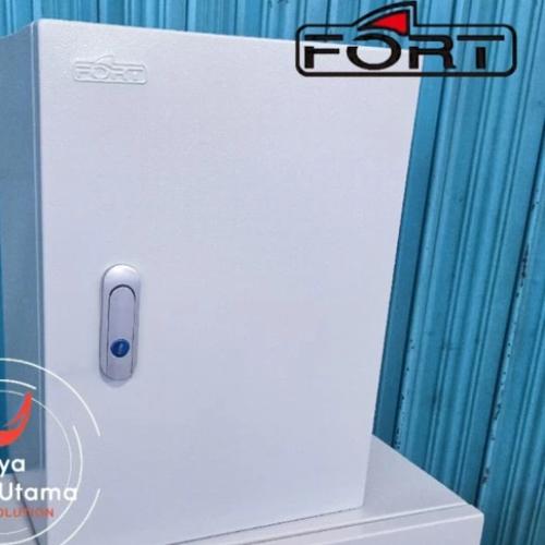 Jual Box Panel Metal/Flat Indoor Fort 300x200x150mm IP65 + Baseplate ...