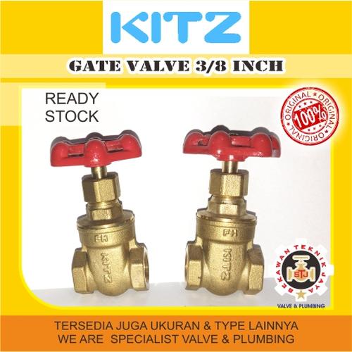 Jual Gate Valve 3/8 Inch KITZ Fig 125 FH 1/4 " 10A - 10mm, Drat / Screw ...