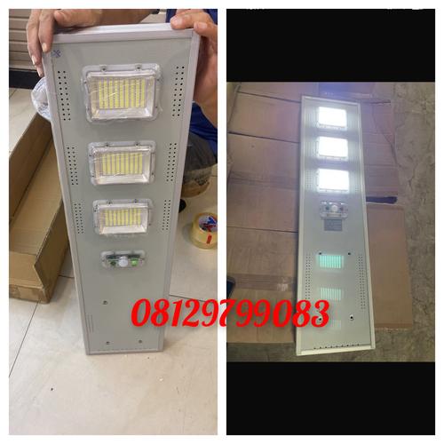 Jual lampu jalan led 300w solar sel 300 wat panel surya matahari all in one pju street light ...