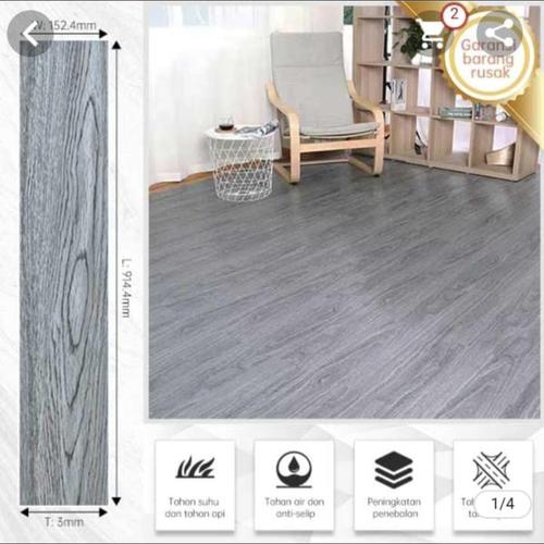 Jual Flooring Vinyl 3mm Lantai vinyl kayu 3mm Vinil lantai tebal. HARGA ...
