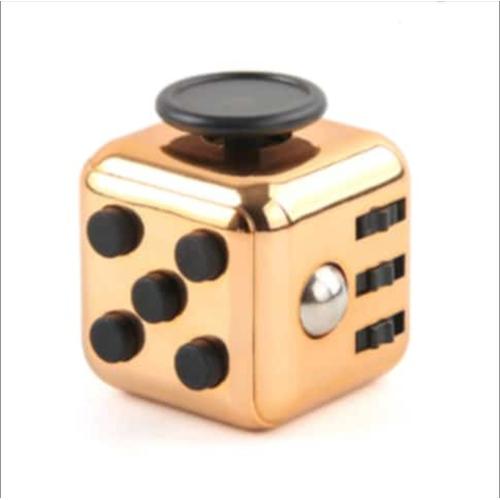 Jual Fidget Cube Toys Murah Anxiety Stress Relief Spinner Cube - GOLD ...