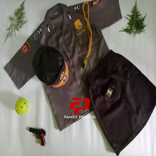 Jual BAJU SERAGAM POLISI ANAK LAKI LAKI DAN PEREMPUAN PROFESI ANAK ...