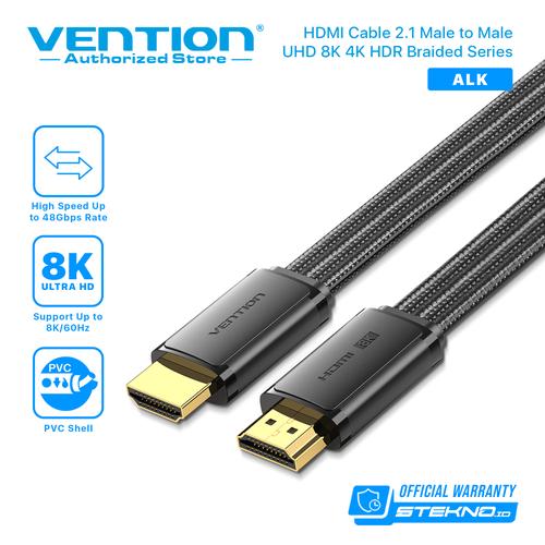 Jual Vention Kabel HDMI 2.1 Male to Male Ultra HD 8K 4K HDR Braided Series - Jakarta Barat ...
