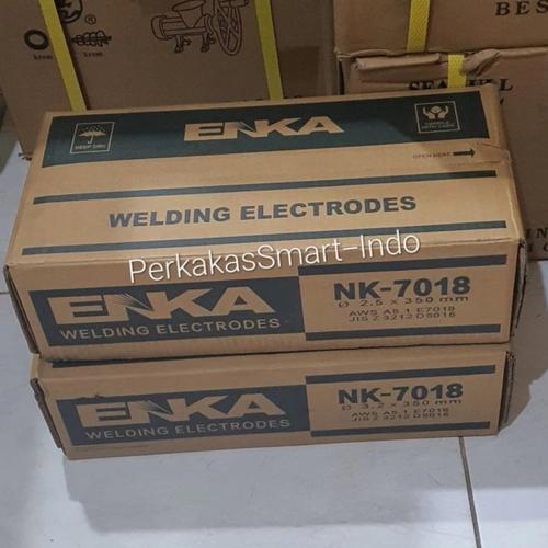 Jual NIKKOSTEEL ENKA kawat las nk-7018 3,2mm aws 7018 /welding electrode 3.2 mm e7018 nikko ...