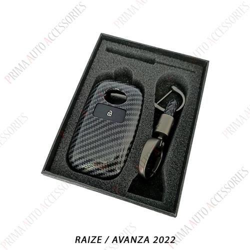Jual New Casing Kunci Remote Mobil Carbon Fiber - Toyota RAIZE / ROCKY ...