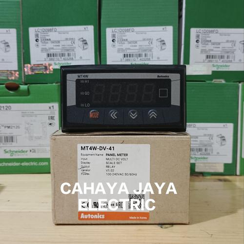Jual PANEL METER MT4W-DV-41 MT4WDV41 100-240VAC 50/60Hz AUTONICS ORIGINAL MADE IN KOREA ...