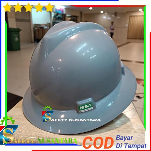 Jual Helm Safety MSA Fullbrim Original USA Lengkap Inner Fastrack Putar ...
