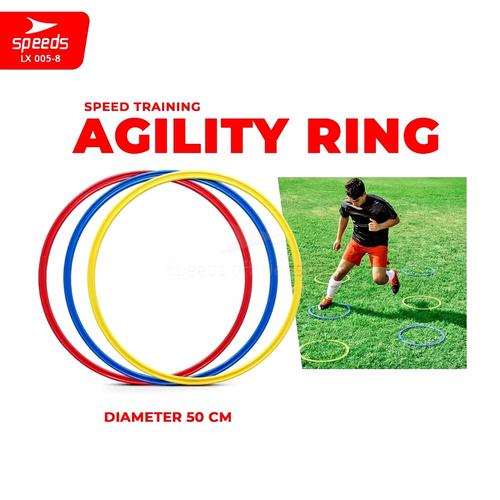 Jual SPEEDS Agility Ring 50cm alat melatih ketangkasan sepak bola ...