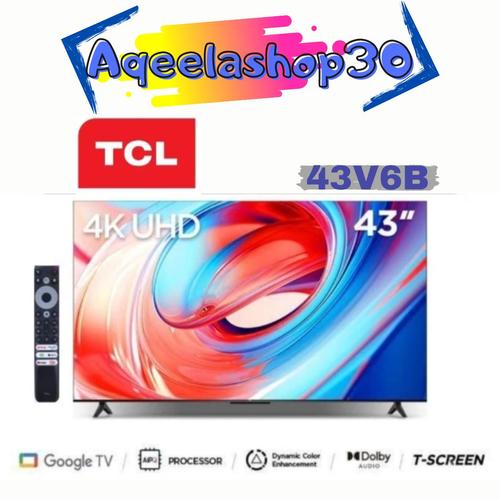 Promo TCL 43V6B UHD 4K GOOGLE TV 43 INCH DOLBY AUDIO 2024 - Kota Bekasi ...
