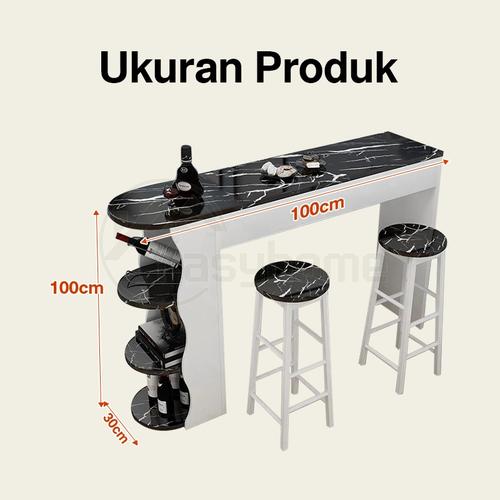 Jual Set meja mini bar dan kursi meja konsol(console table) Coffe table ...