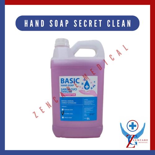 Jual Hand Soap Secret Clean Basic / Sabun Cuci Tangan Secret Clean 5 L ...