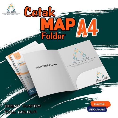Jual Cetak Custom MAP Folder Ukuran A4 - AC260 DOFF - Jakarta Timur ...
