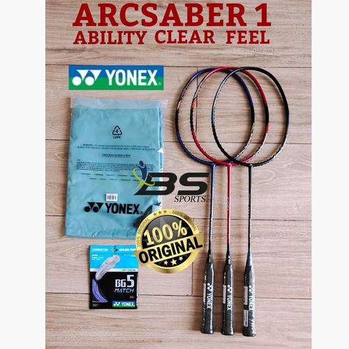 Jual RAKET BADMINTON YONEX ARCSABER 1 ABILITY CLEAR FEEL ORIGINAL ...