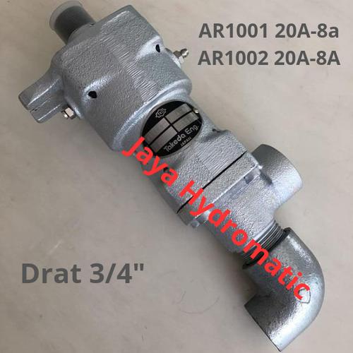 Jual Rotary Joint TAKEDA Drat 3/4" AR1001 20A-8A(KANAN) / AR1002 20A-8A(KIRI) - AR1002 20A-8A ...