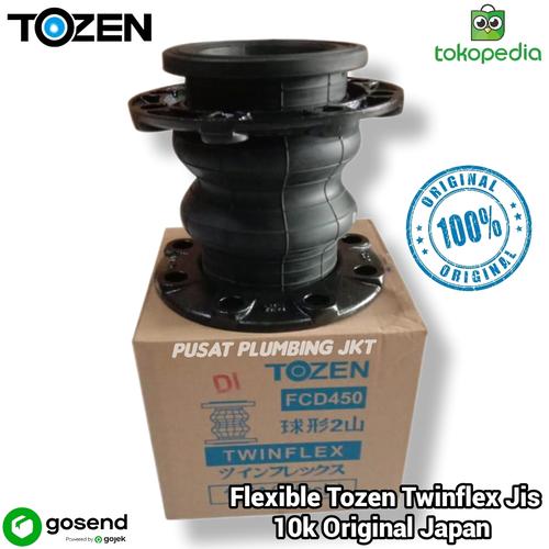 Jual Flexible joint Tozen Twinfllex 3" inch 10k 80mm / Flexible rubber ...