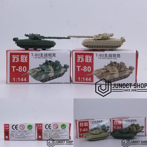 Jual Kendaraan T80 T-80 Main Battle Tank N Scale 1:144 1:150 Hg Rg Miniatur - Hijau - Kab ...