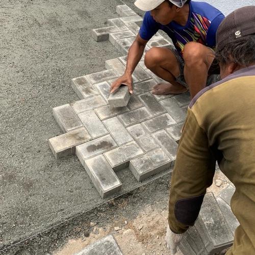 Jual Paving Block/konblok/conblock/Paving bata/Paving bata abu 6cm ...