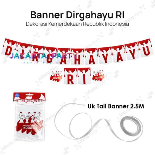 Jual Banner Merah Putih / Buntingflag Hut RI / Baner Kemerdekaan ...