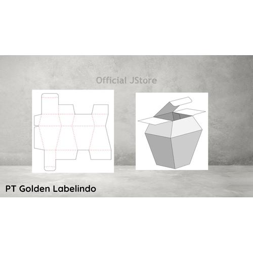 Jual Kotak|Box|Dus|Kardus|Packaging Cutting Template Sketsa (Full ...