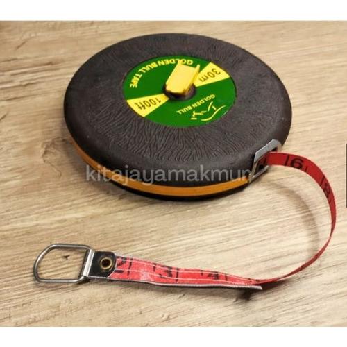 Jual Meteran Bulat 30m Meteran Kain Measure Cloth Tape Meteran Gulung ...