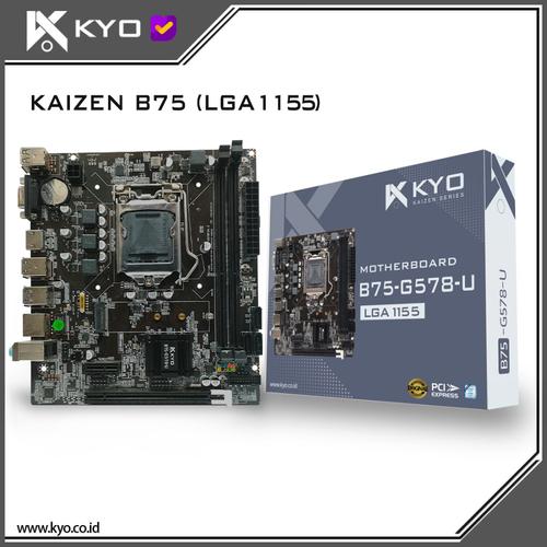Jual Motherboard KYO KAIZEN B75 M.2 NVME LGA1155 DDR3 B75 Mobo B75 ...
