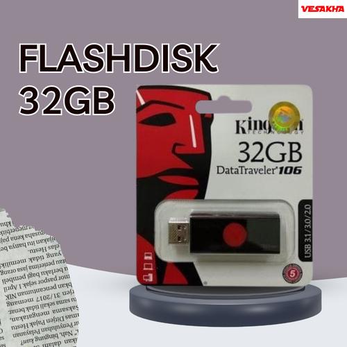 Jual FLASHDISK KINGSTON 32 64 GB MURAH - Hitam, 32 GB - Kota Palembang ...