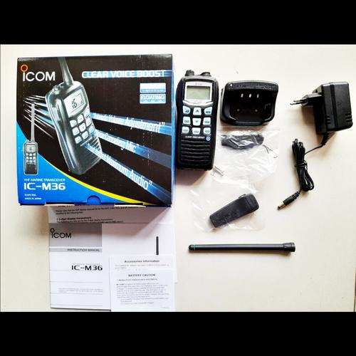 Promo Radio Ht Vhf Icom Type M36 Set Marine Navigation Cicil 0% 3x ...