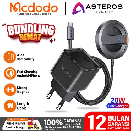 Jual MCDODO MagSafe Wireless Charger 15W Fast Charging for Android and ...