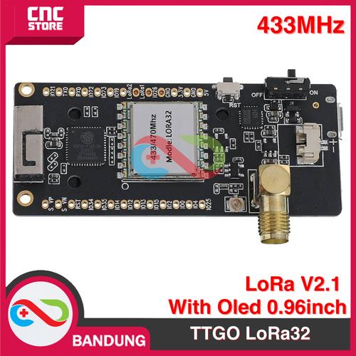 Jual LILYGO TTGO LoRa32 LoRa V2.1 915MHz 433MHz ESP32 OLED 0.96 WIFI ...