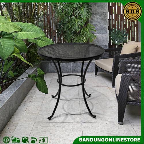 Jual Meja Taman Outdoor Soleil 70 Cm Gingham Meja Teras Besi Meja ...