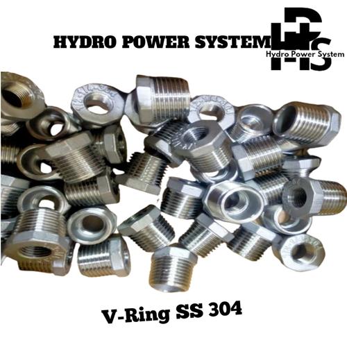 Jual Verlop Ring Stainless Sus 304 3/8 x 1/4 inch V-Ring Hex Bushing ...