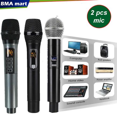 Jual Mic Wireless Karaoke Microphone Portable Mikrofon Rechargeable ...