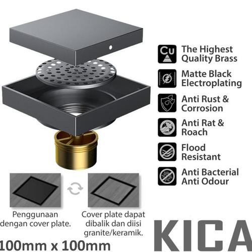 Jual FLOOR DRAIN STRAINER SARINGAN GOT KAMAR MANDI ANTI BAU / SARINGAN ...