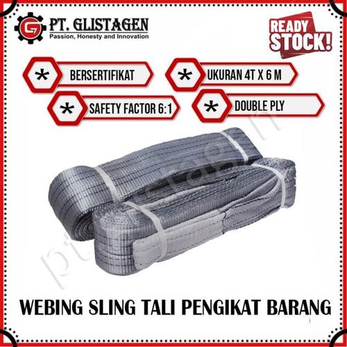Jual Webbing Sling 4 Ton x 6 Meter Tali Angkat Barang Double Ply - NLG ...