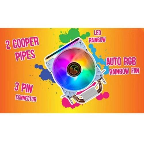 Jual CPU Cooler / Fan Cooler Intel & AMD Cube Gaming Wind V2 ARGB White ...