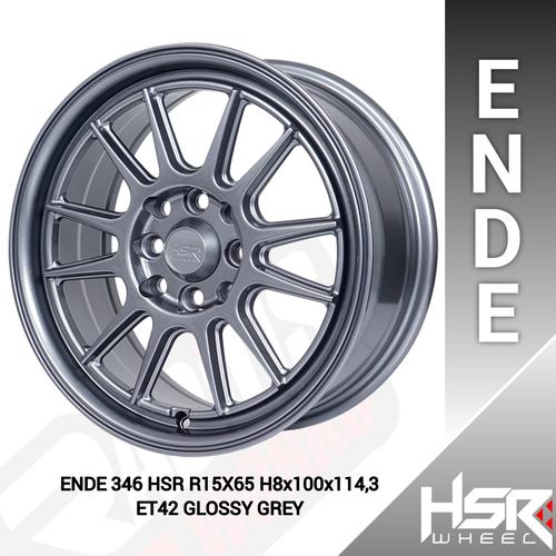 Jual Velg mobil hsr ende R15 pcd 4X100 & 4X114,3 avanza livina mobilio brio dll - GLOSSY BLACK ...