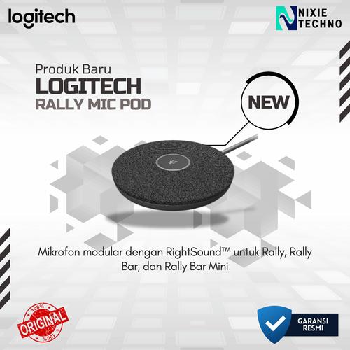 Jual Logitech Mic Pod For Rally - Mic Pod Logitech Rally - Garansi ...
