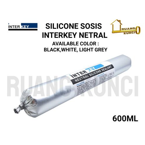 Jual Lem Silicone Sosis Netral INTERKEY 6610 / Lem Silikon Dodol / Lem ...