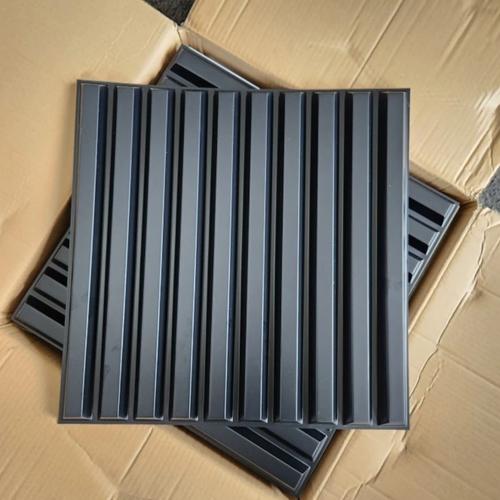 Jual WALL PANEL 3D WALLPANEL WALLPAPER DINDING 50 x 50 CM - garis hitam ...