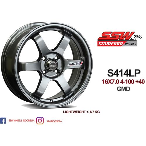 Jual SSW/TE37 S414LP VELG SSW R16 - Kota Palembang - SUPER AUTO WHEELS ...