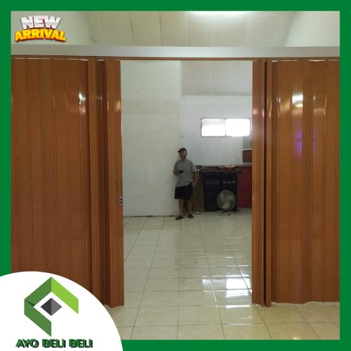 Jual pintu lipat sekat ruangan pvc - pintu lipat folding door pvc geser ...