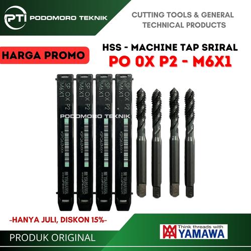 Jual Tap Mesin Yamawa SP OX P2 M6 x 1 Tap Mesin Spiral M6x1 Made in ...