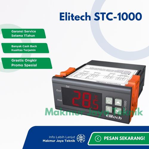 Jual Elitech STC1000 Thermostat ORI Thermostat Digital STC-1000 ...