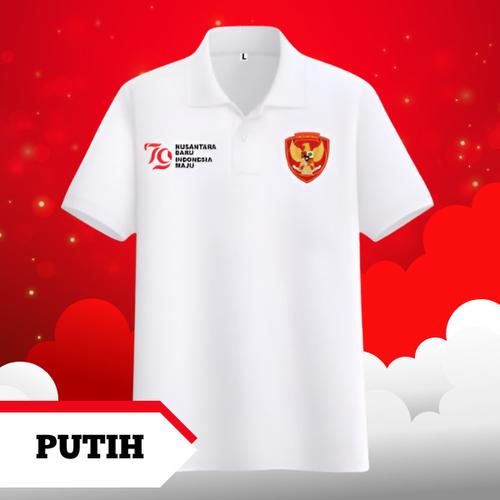 Jual POLO SHIRT BAJU KAOS JERSEY BOLA TIMNAS HUT RI KEMERDEKAAN REPUBLIK INDONESIA 79 HOME AWAY ...