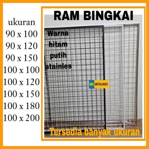 Jual Potongan Ram Kawat Jaring Kawat Besi Wiremesh Gantungan Kawat Ram ...