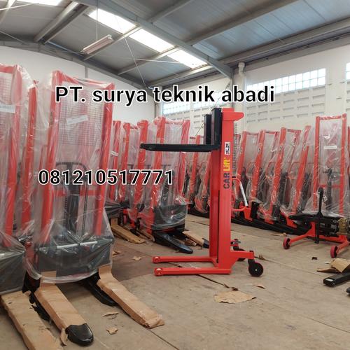 Jual handstacker / hand lift angkat kapasitas 1 ton tinggi naik barang ...